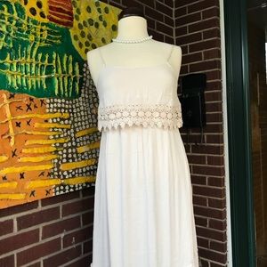 American Rag | Dresses | American Rag Boho Chic Crochet Maxi Dress ...